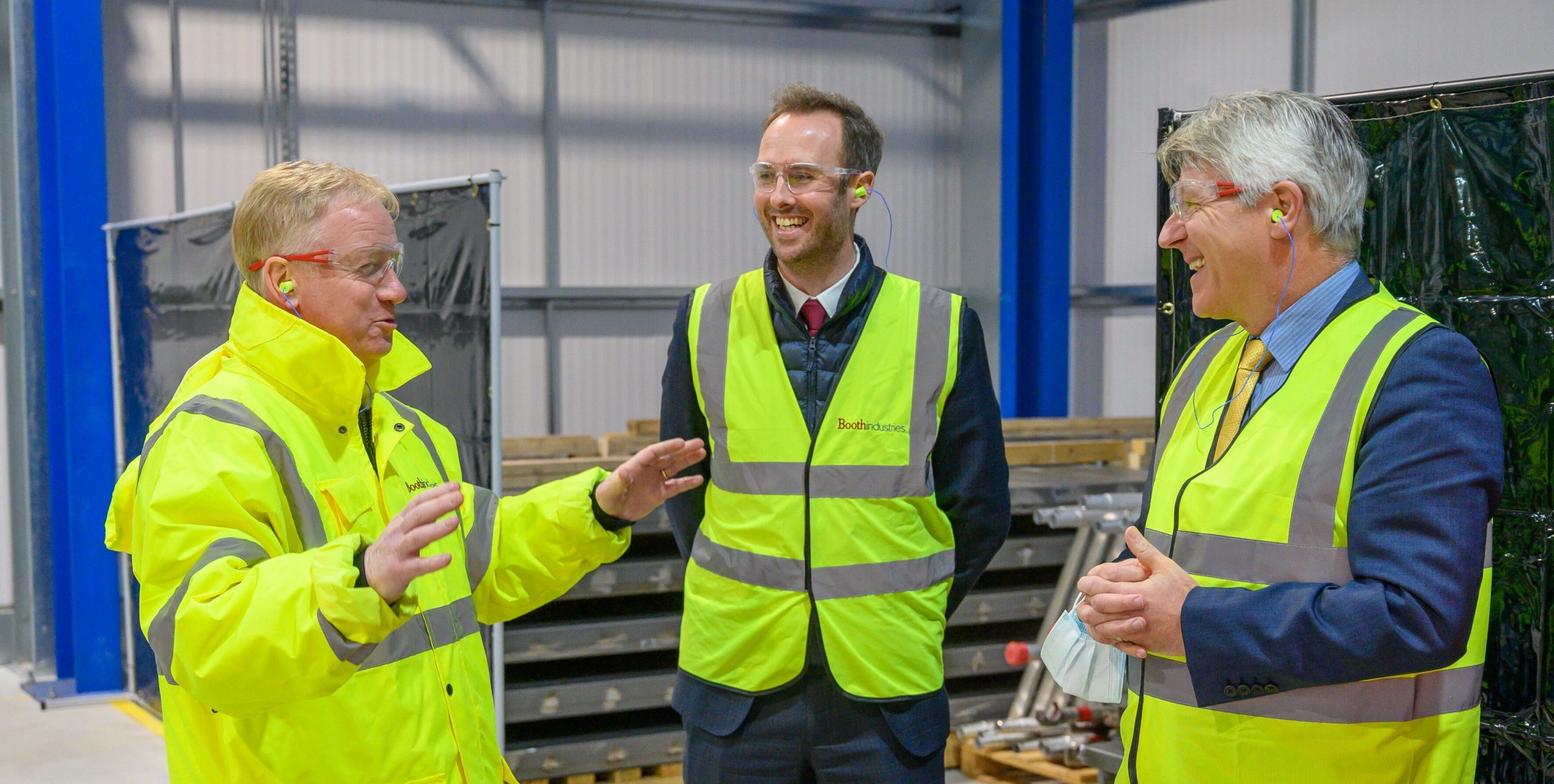 Booth welcomes HS2 CEO for site visit - Avingtrans PLC